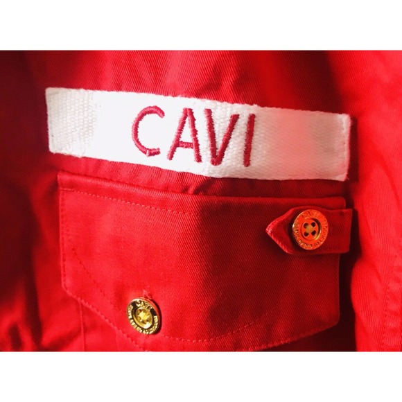 Cavi | Shirts | Cavi Military Style Short Sleeve Mens Button Front ...